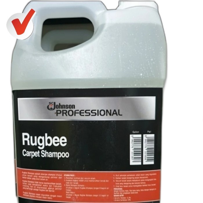 Jual RUGBEE Sc Johnson Carpet Shampoo - 4 Liter | Shopee Indonesia