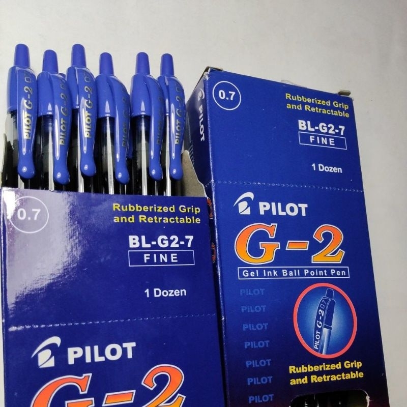 Jual BOLPEN GEL PILOT G2 / BL - G2 - 5 / 7 ( PILOT G2 ) | Shopee Indonesia