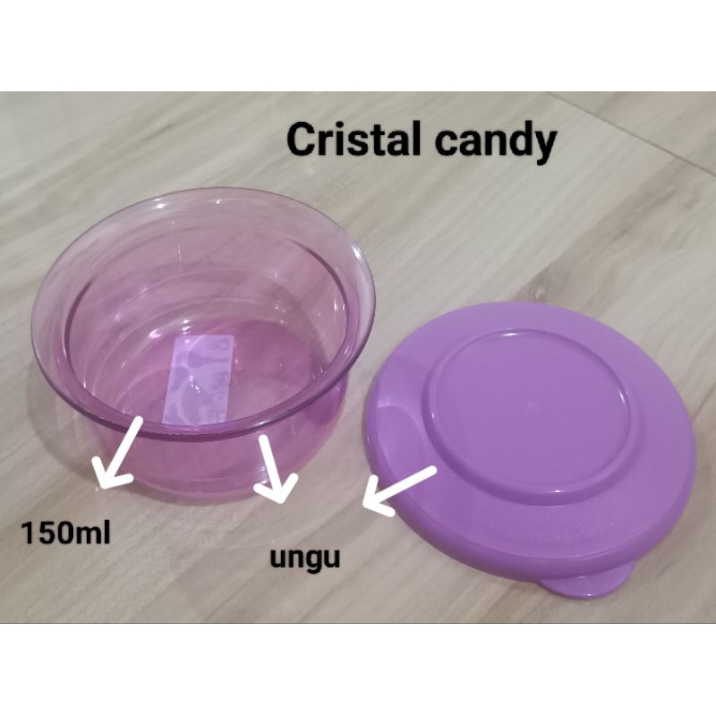 Jual ORIGINAL TUPPERWARE CLEAR BOWL 180ML/ BOWL CANDY KRISTAL 150ML ...