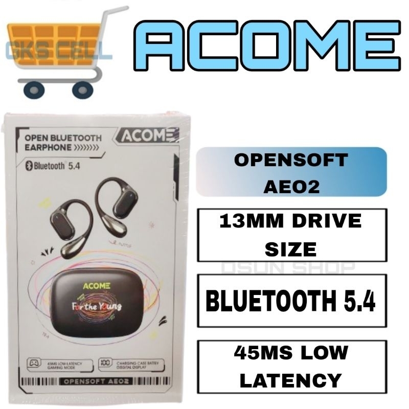 Jual ACOME OpenSoft AE02 OWS Open Ear True Wireless Earbuds Bluetooth 5 ...