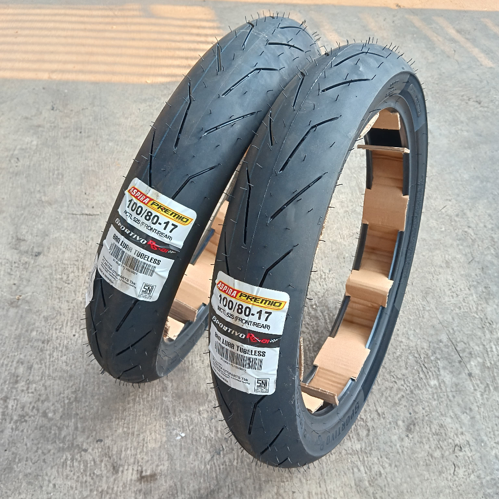 Jual BAN LUAR ASPIRA PREMIO RS 01 UKURAN 100/80 RING 17 SOFT COMPOUND ...