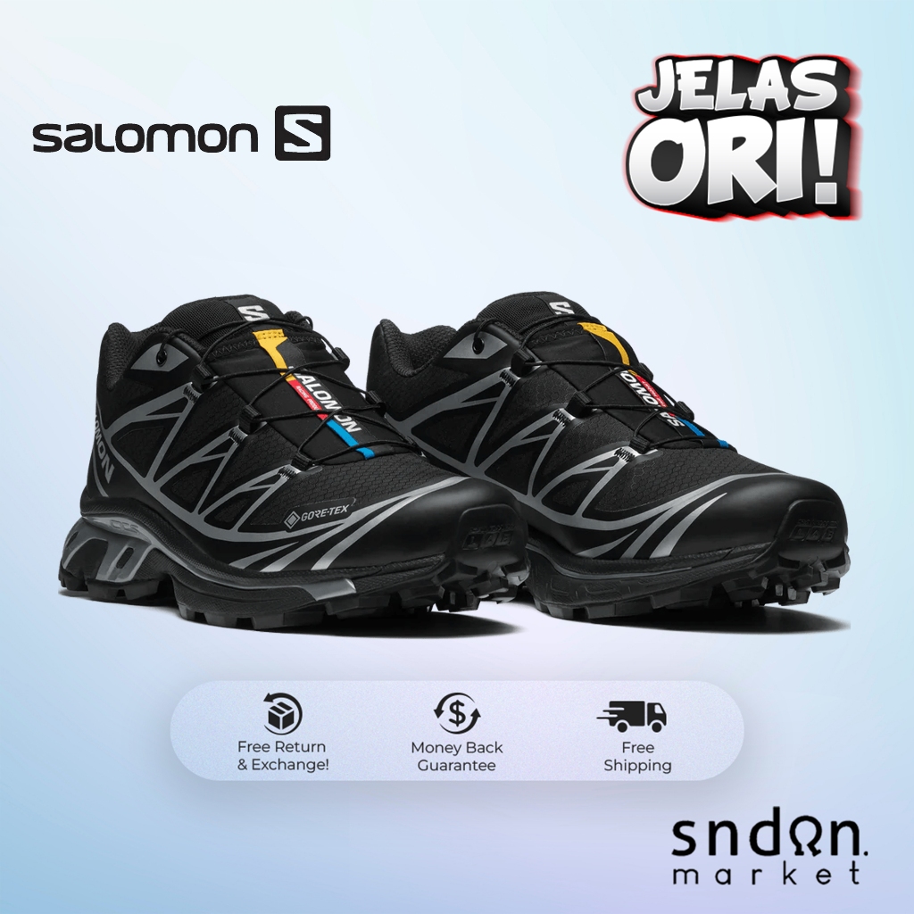 Jual Salomon XT 6 Goretex GTX Black Silver Future White BNIB AUTHENTIC | Shopee Indonesia