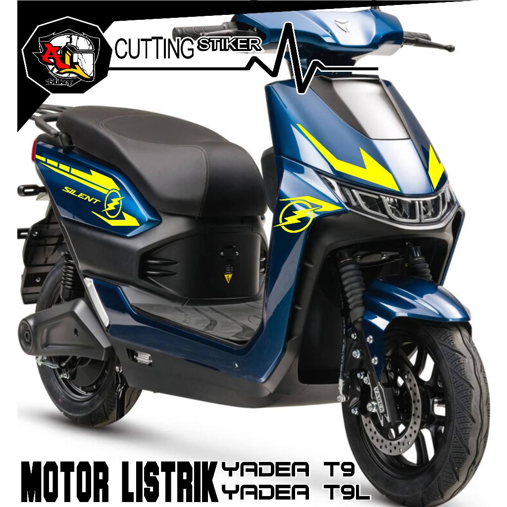 Jual STICKER CUTTING/STRIPING MOTOR LISTRIK/STIKER SEPEDA LISTRIK YADEA ...