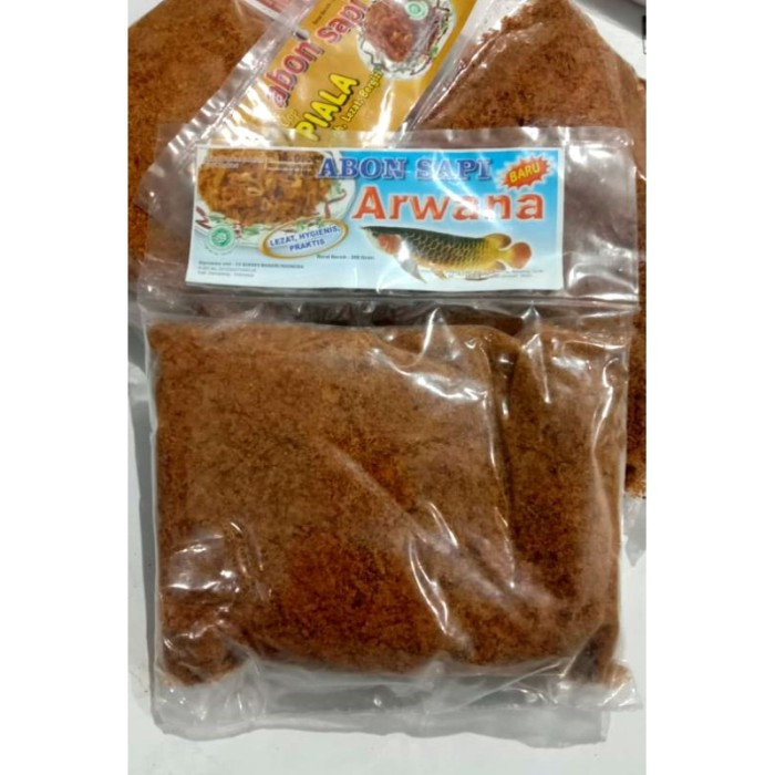 Jual ABON DAGING SAPI ASLI CAP ARWANA 200gr | Shopee Indonesia