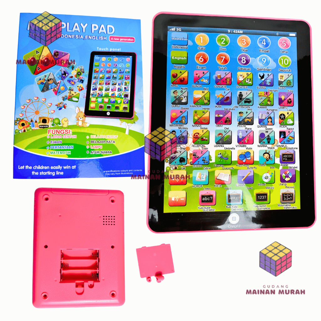 Jual Mainan Anak Mini Play Pad Edukasi Bermain Dan Belajar Murah Ipad 2 ...