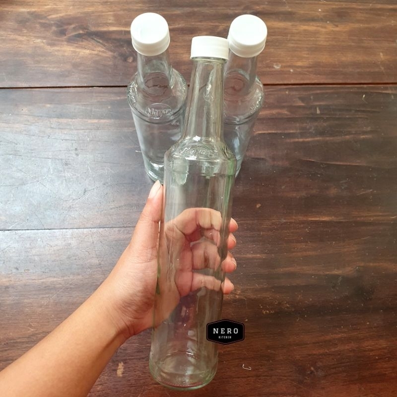 Jual Botol Marjan 460ml / Botol Kaca Panjang polos reused/ Botol ...