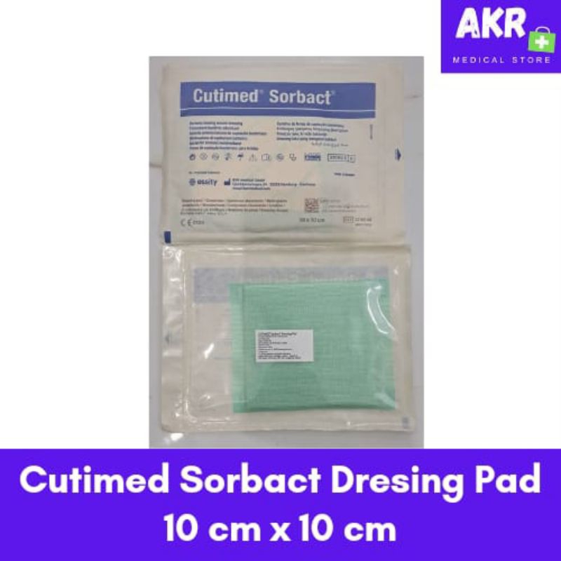 Jual Cutimed Sorbact Dresing Pad 10 cm x 10 cm | Shopee Indonesia