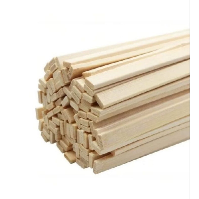 Jual Stik/list kayu 1x0.5 cm (10×5 mm) lis kayu jati belanda/ lis kayu ...