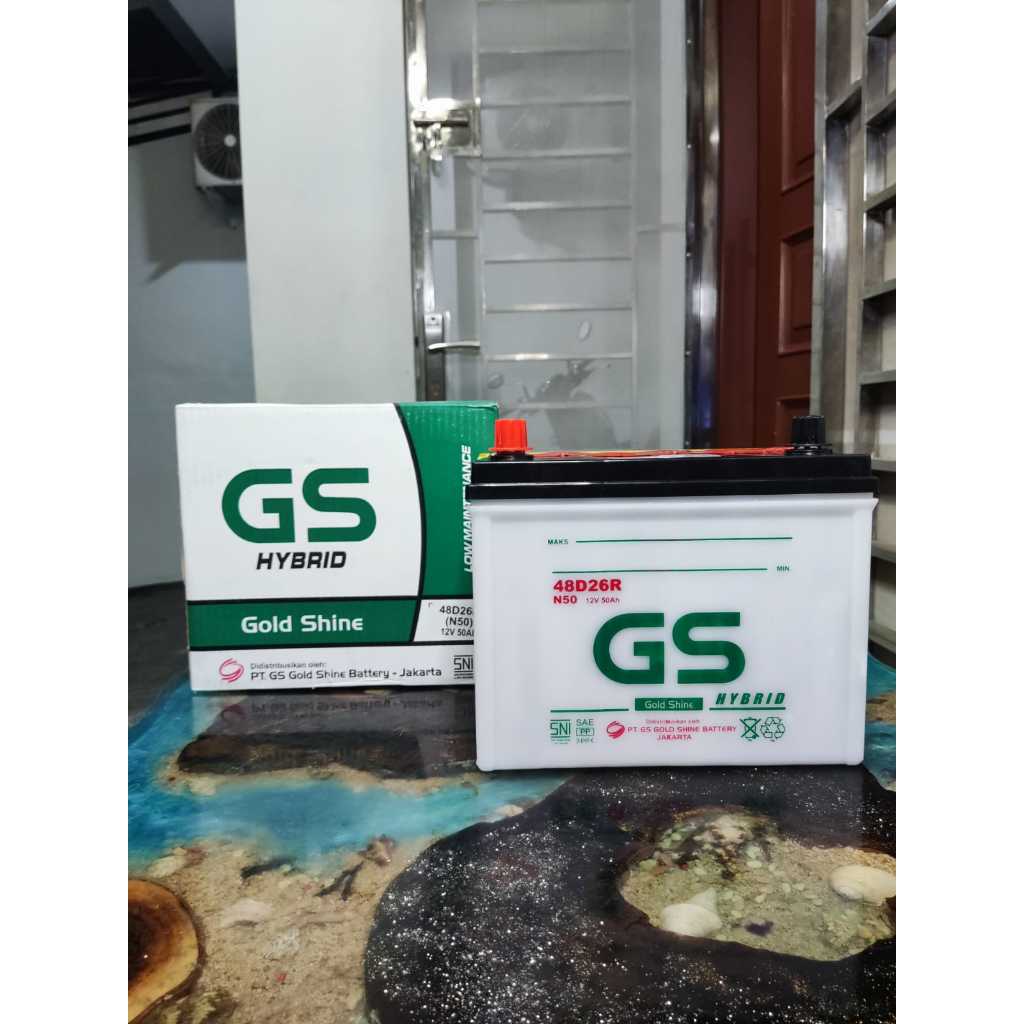 Jual AKI MOBIL GS GOLDSHINE N50 48D26R 12v 55ah HINO, DUTRO TRUCK AKI BASAH TEKNOLOGI HYBRID ...