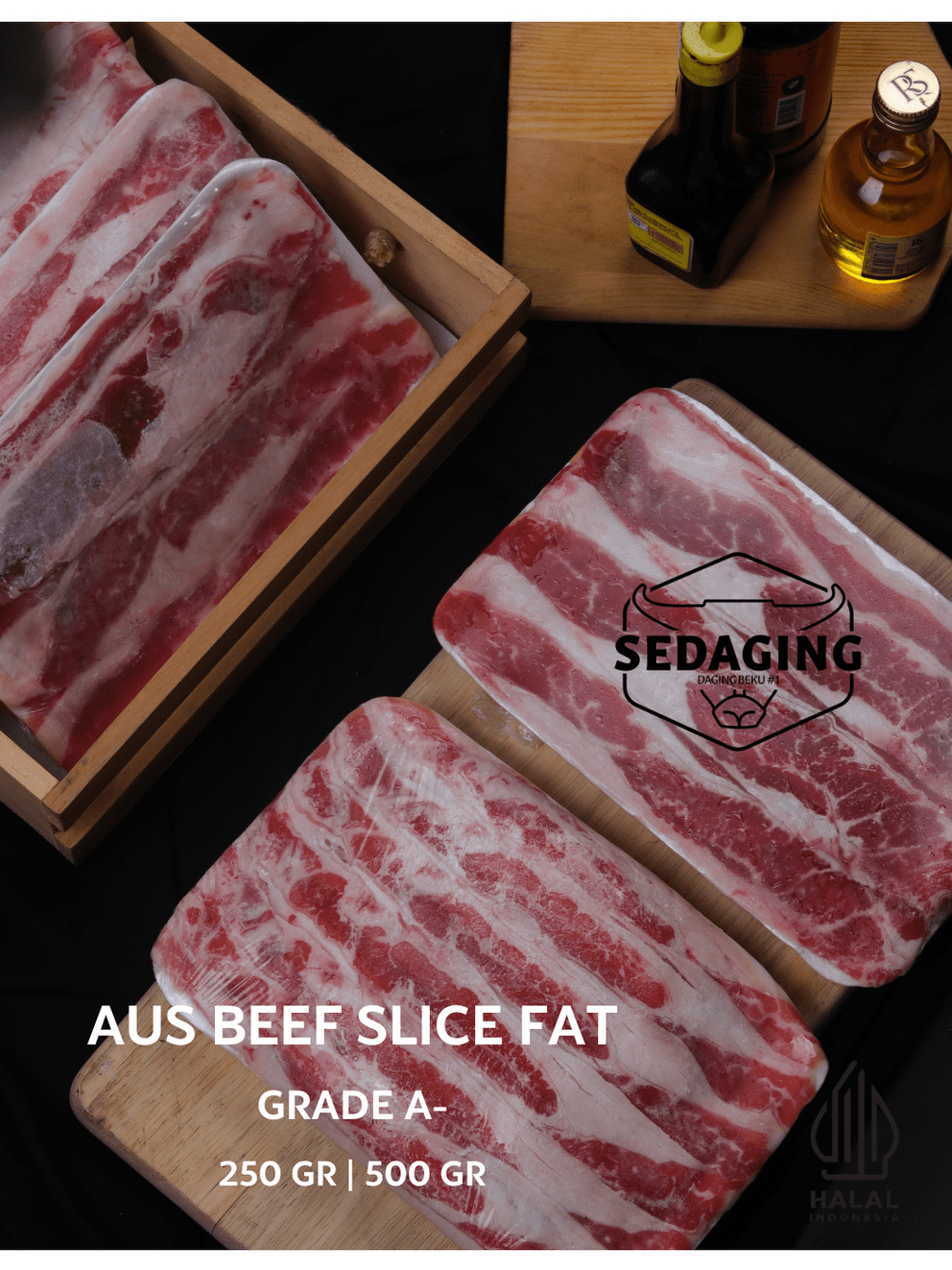 Jual Daging Slice Sapi / AUS Beef Slice Fat Grade A- Halal / Daging ...