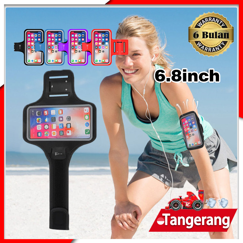 Jual Armband Pouch Arm Bag Running 6.8 Inch Pouch Handphone Waterproof ...
