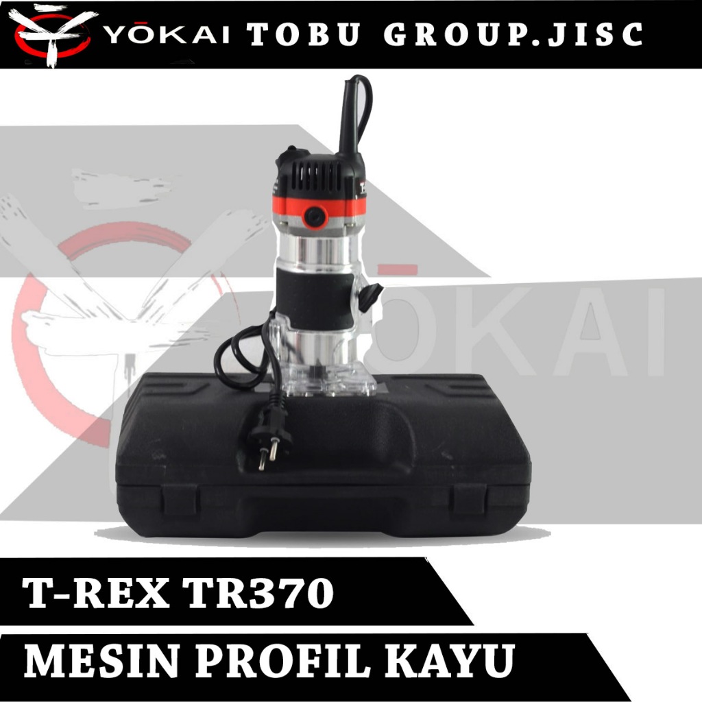 Jual Wood Trimmer 370 1/4 Mesin Router Profil Kayu 6 Mm Full Tembaga ...