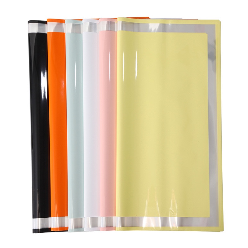 Jual 20 Lembar Frame Clear Kertas Buket Bunga Tembus Pandang Cellophane ...