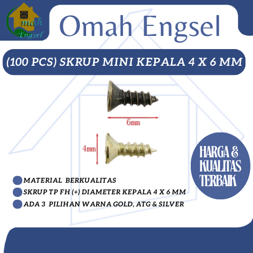 Jual Omah Engsel - ( 100 Pcs ) Sekrup mini murah skrup mini antik baut ...