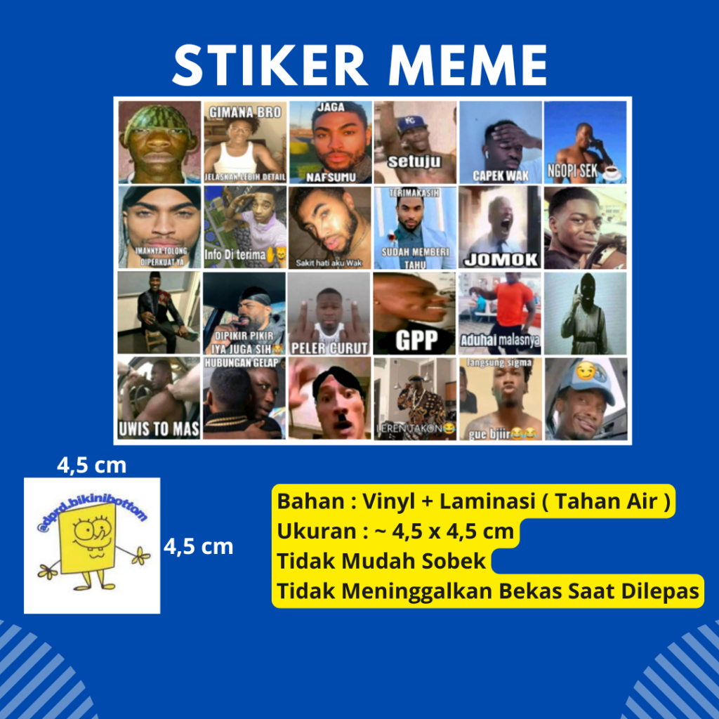 Jual Stiker Meme Jawir V5 | Shopee Indonesia