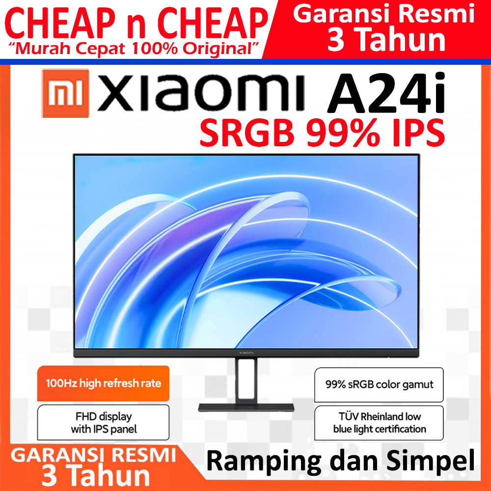 Jual Xiaomi A24i 24" Fhd IPS 100Hz 6ms Adaptive Sync Hdmi DP - Led Monitor Mi 24Inch 24 Inch 24 ...