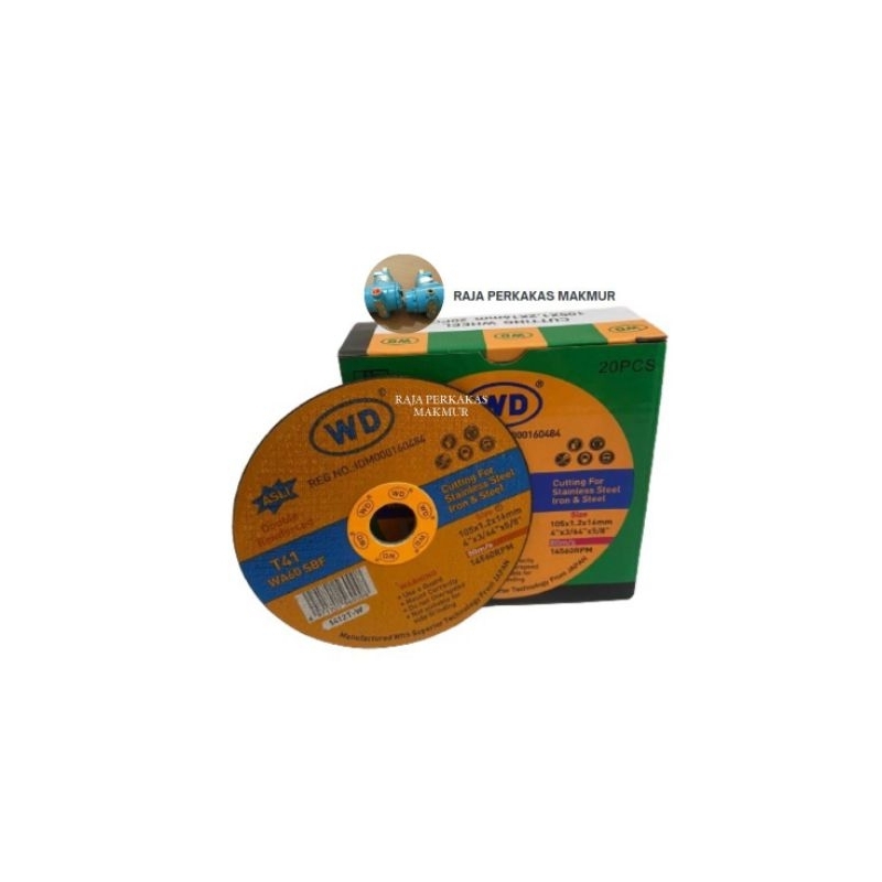 Jual WD Cutting Wheel 4x1,2mm (T41 Wa60sbf)/ 20pcs | Shopee Indonesia