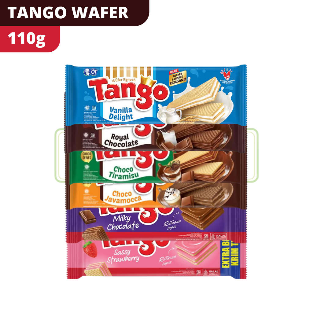 Jual TANGO WAFER CHOCOLATE/ VANILA/ STAWBERRY/ MILKY CHOCOLATE/ CHOCO ...