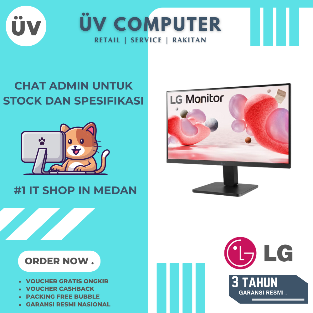 Jual Monitor LED LCD LG 22MR410-B | 22" inch | FHD | Panel VA | 100Hz ...