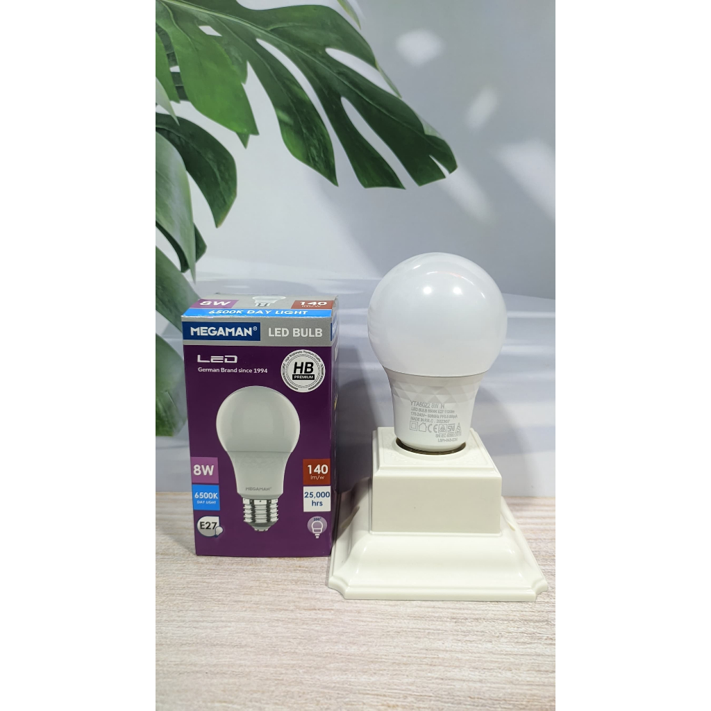 Jual LAMPU LED MEGAMAN 8W SER X (Ungu)YTA60Z2 H 6500K//Garansi resmi 3 ...