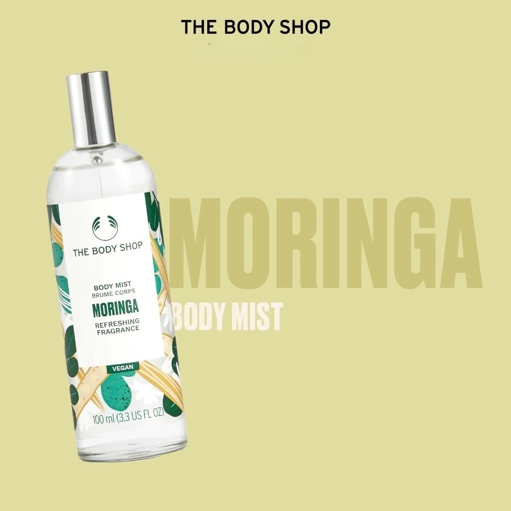 Jual The Body Shop Original Moringa Body Mist 100ML | Shopee Indonesia