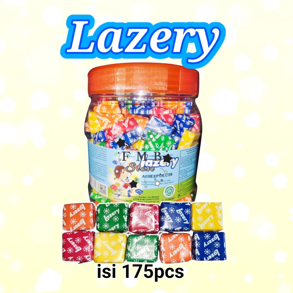 Jual Permen lazery / Permen Sugus Toples Isi 175pcs | Shopee Indonesia