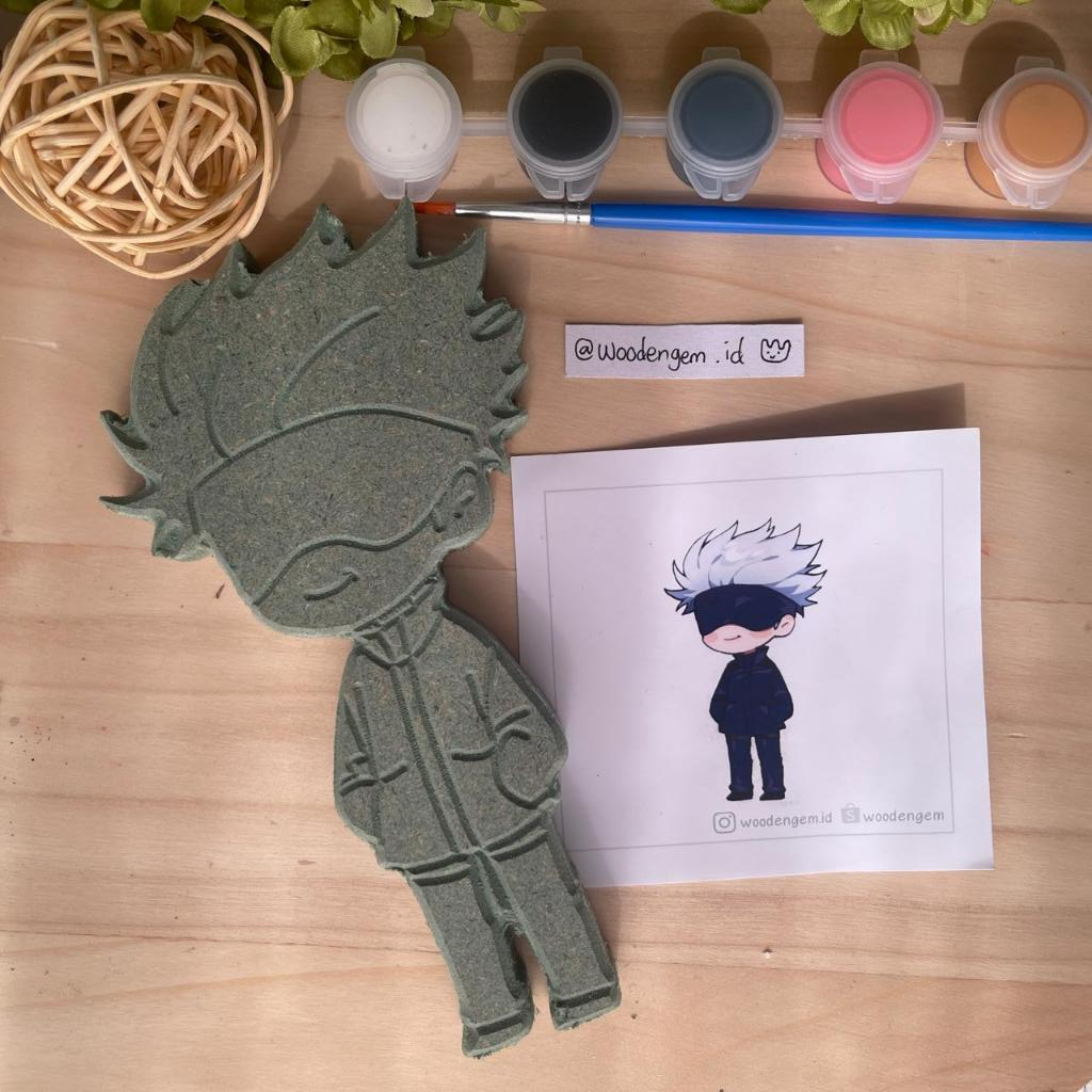 Jual DIY Wood Character Painting Kit Mewarnai Melukis Kayu Karakter ...