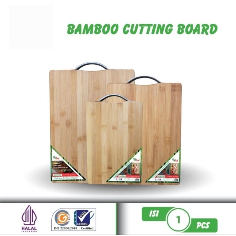 Jual Talenan Bambu 2 Sisi Atoz, Papan Talenan, Bamboo Cutting Board ...