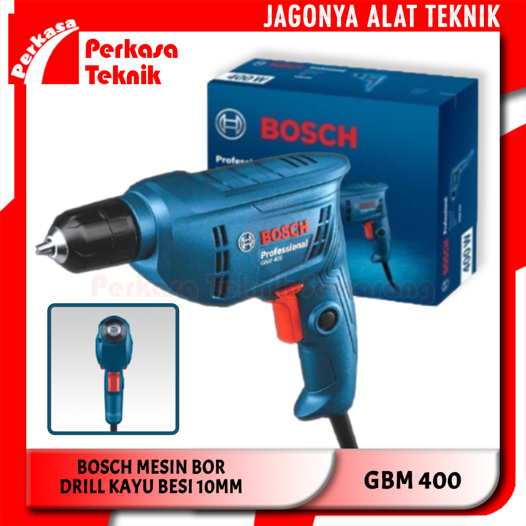 Jual GBM400 Mesin Bor Kayu Besi 10mm Bosch GBM 400 Professional Drill ...
