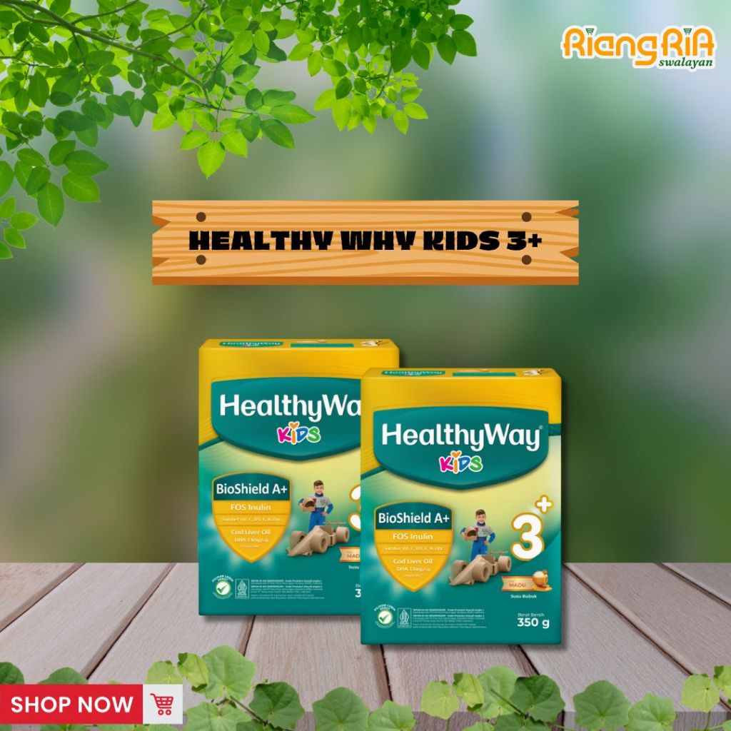 Jual HealthyWay KIDS 1+ /350G-RASA MADU & VANILA | Shopee Indonesia