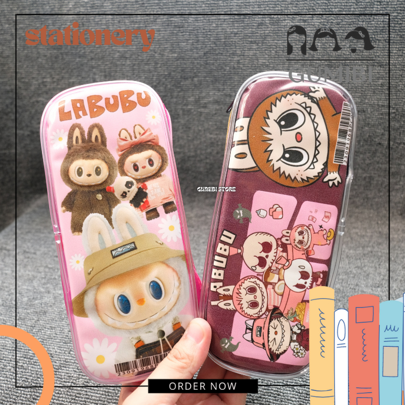 Jual KOTAK PENSIL LABUBU TEMPAT PENSIL JELLY PLASTIK MOTIF LABUBU VIRAL ...