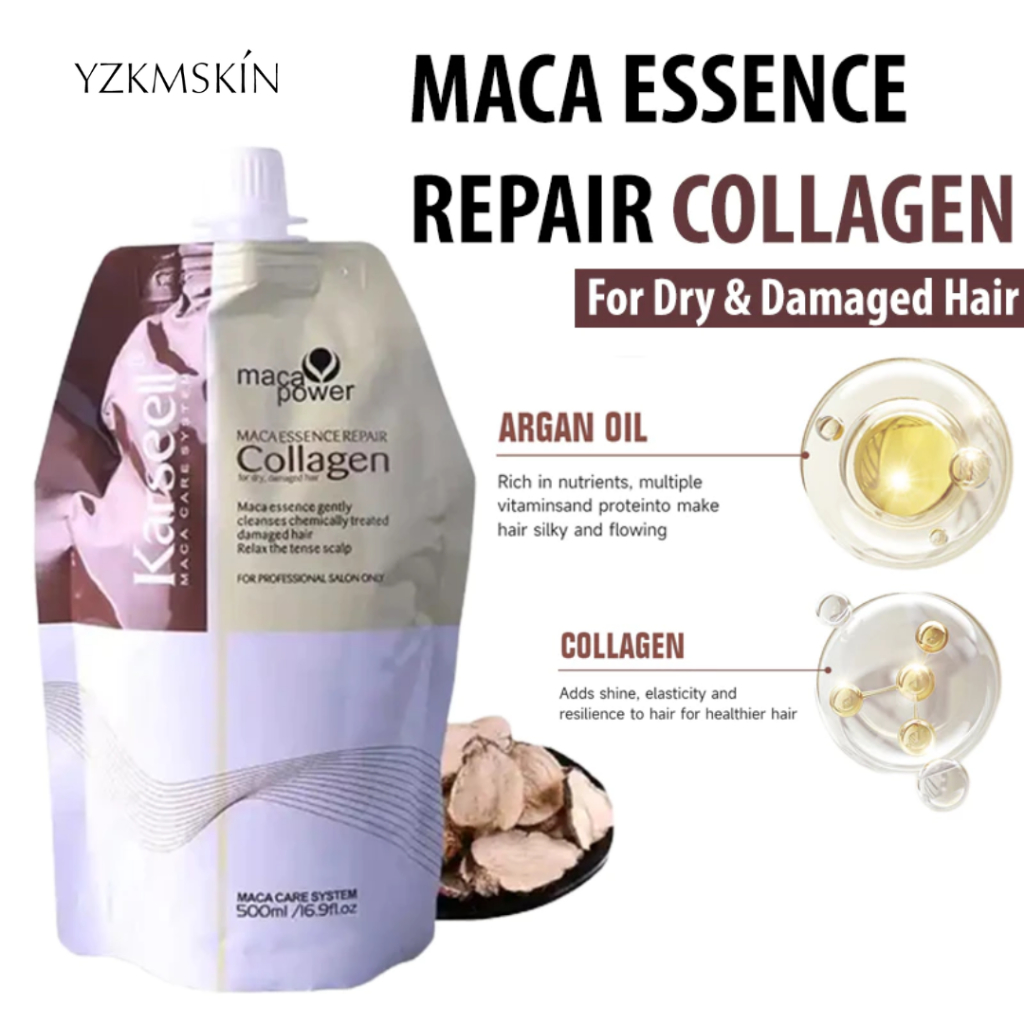 Jual Hair Repair Collagen Hair Mask untuk Rambut Rusak 500ML | Shopee ...