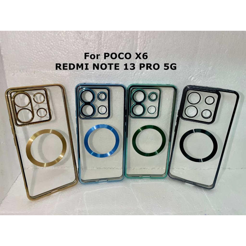 Jual Case XIAOMI REDMI NOTE 13 4G 5G 13 PRO 4G 5G / POCO X6 X6 PRO M6 PRO Clear Luxury Plating ...