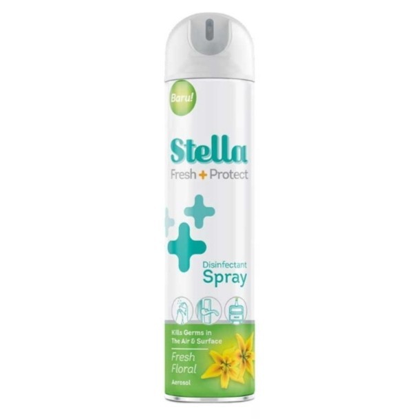 Jual STELLA DISINFECTAN SPRAY 300 ML PENGHARUM DAN DISINFEKTAN FRESH ...