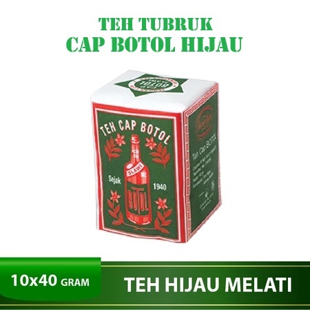 Jual Teh Cap Botol Hijau 40gr x 10Pcs (Bos/Slop/Pack) | Shopee Indonesia