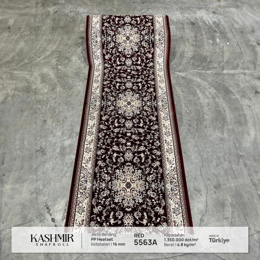 Jual Karpet Masjid Meteran Turki Merah 5563A Kashmir | Shopee Indonesia