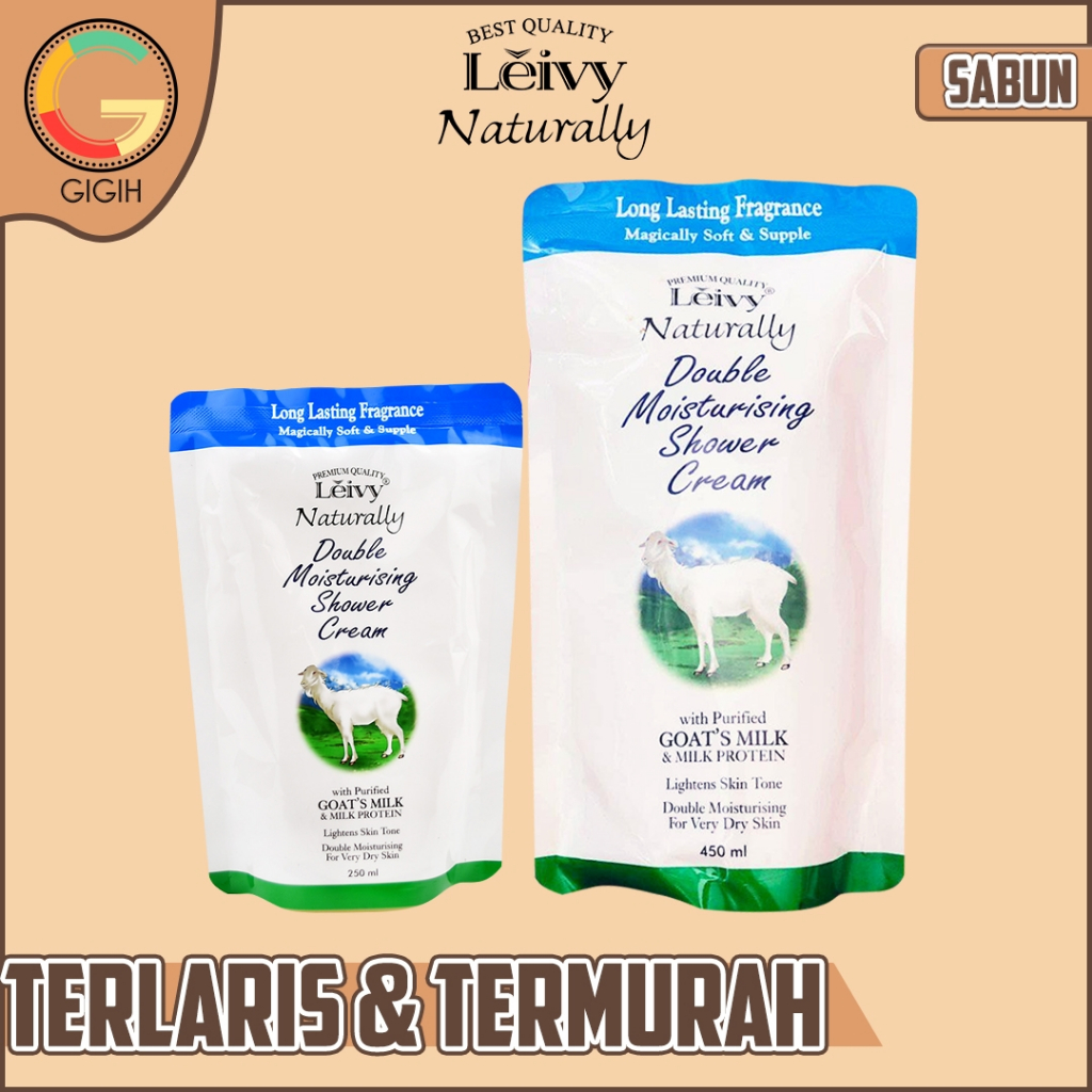 Jual LEIVY SABUN MANDI MOISTURISING SHOWER CREAM REFILL ( READY UKURAN ...