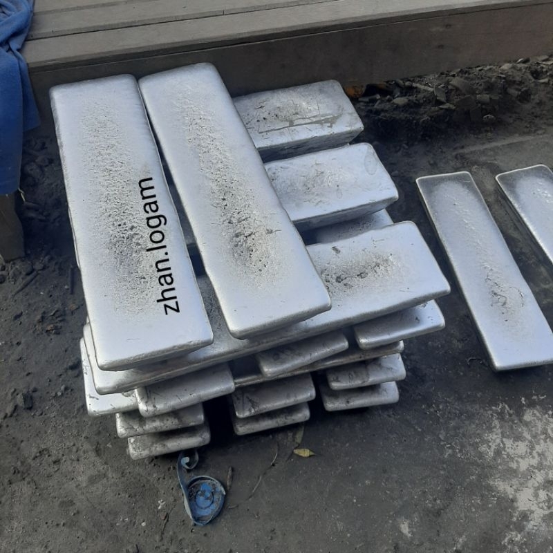 Jual Ingot Aluminium Batangan 4,5 kg| Lantak Alumunium | Shopee Indonesia