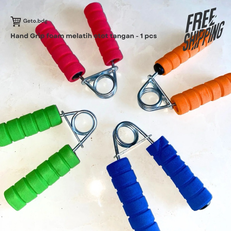 Jual Handgrip Fitness Gagang Busa Dan Gagang Plastik Hand Exercise ...