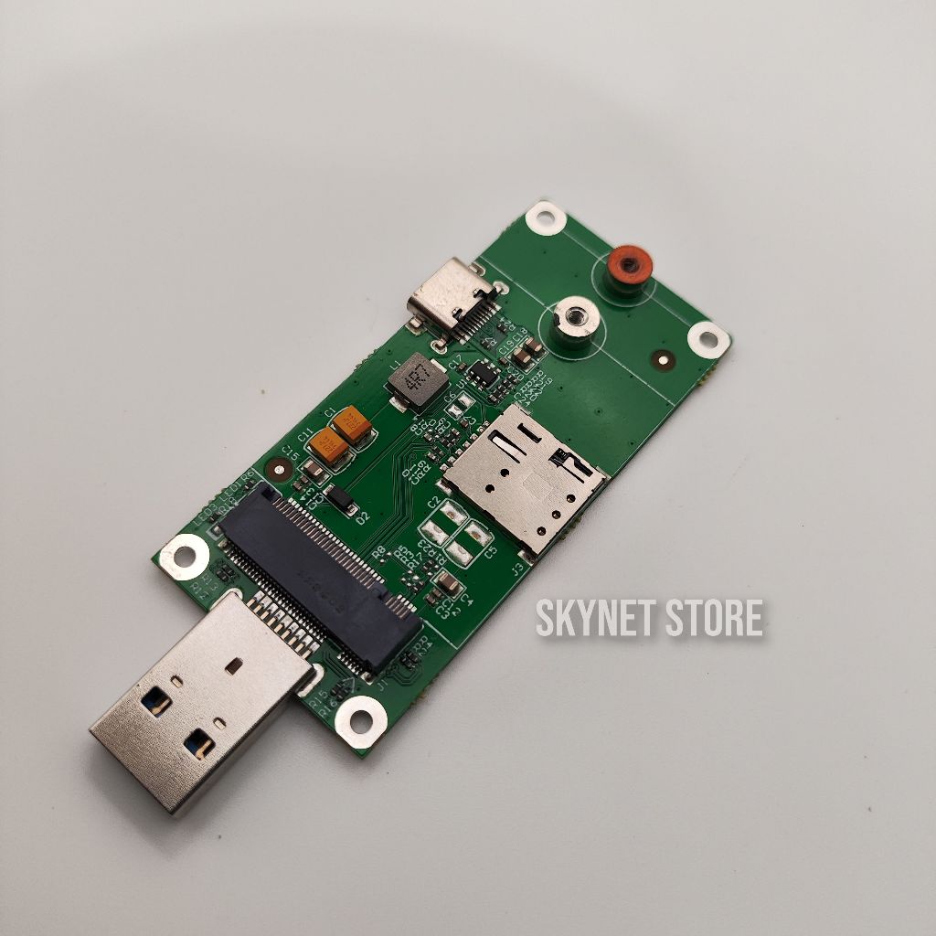 Jual Adapter Modem Rakitan M2 Key B to USB 3.0 - Support Modem 4G 5G ...