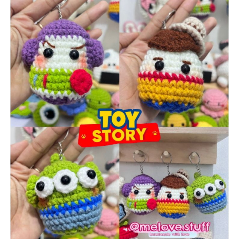 Jual [ PRE ORDER ] Amigurumi Toy Story / Buzz / Woody / Alien ...