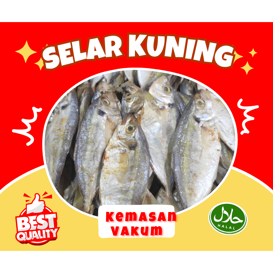 Jual Ikan Asin Selar Kuning / Belitung dan Selar Putih BEST QUALITY ...