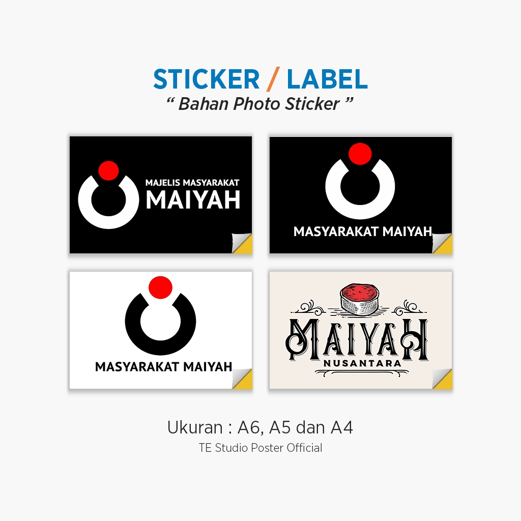 Jual Stiker Maiyah Majelis Masyarakat Stiker Cak Nun Emha Ainun Nadjib ...
