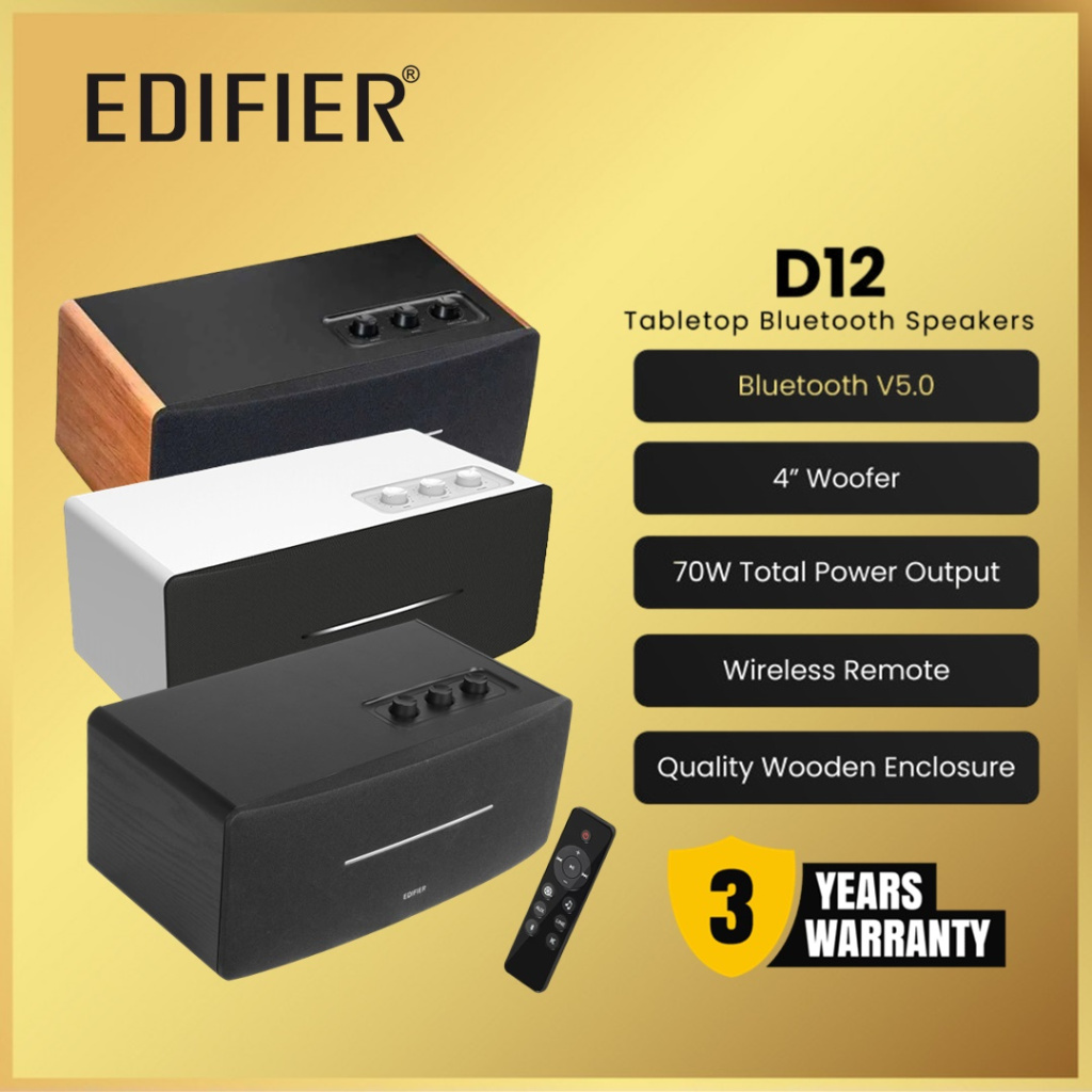Jual Edifier D12 D 12 Tabletop Bluetooth Speaker Portable | Shopee ...