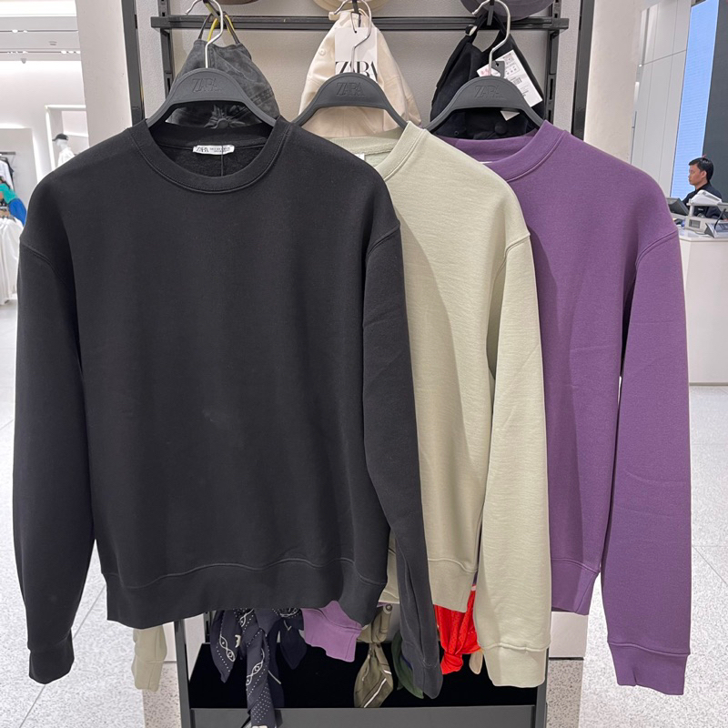 Jual Sweatshirt Sweater Basic ZARA MAN Jastip (jasa titip) | Shopee Indonesia