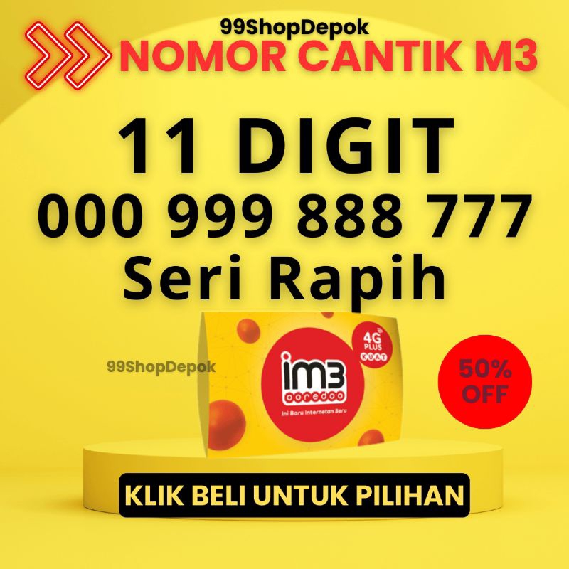 Jual Nomor Cantik Indosat 11 DIGIT TRIPLE 000 part 1 - Nomer Cantik ...