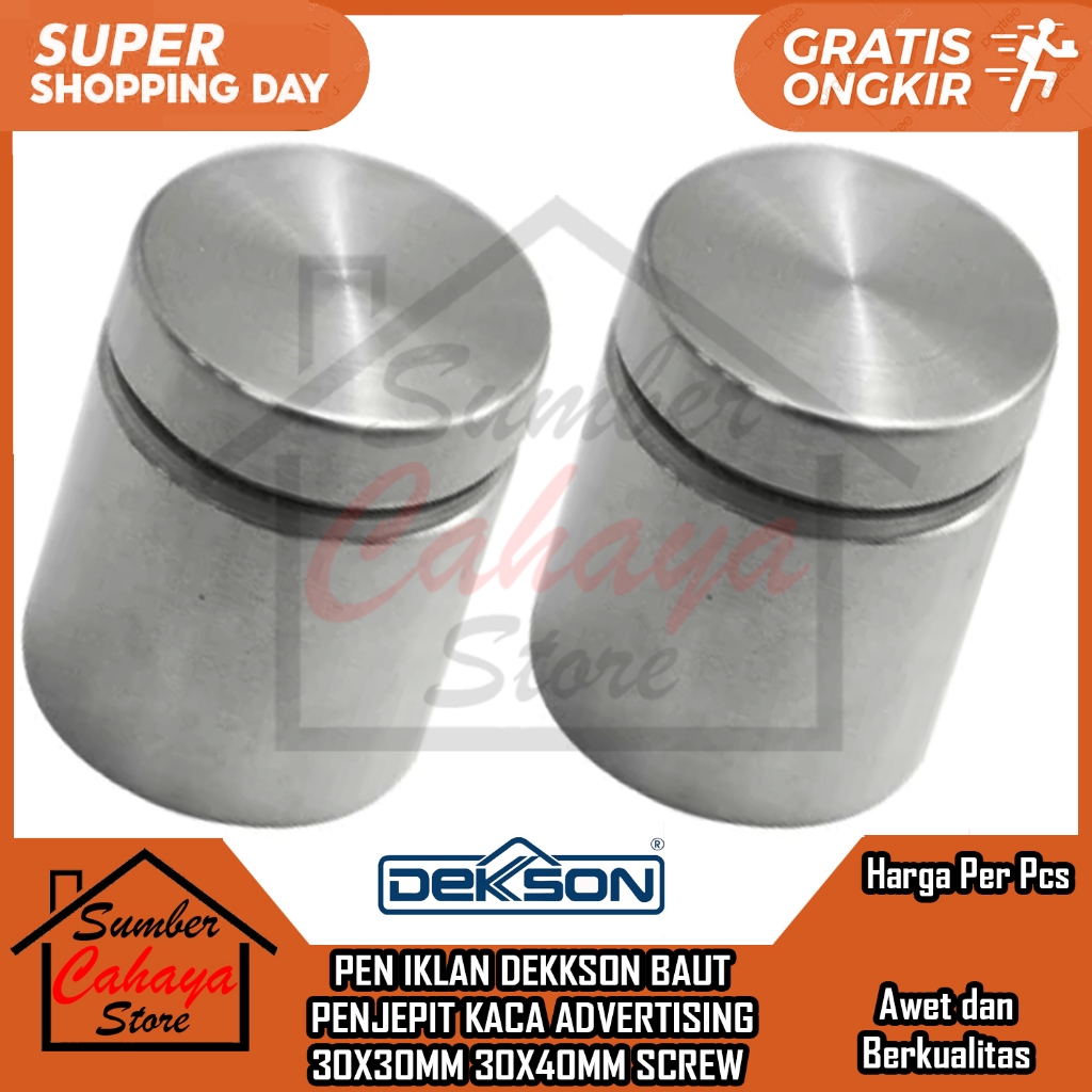 Jual Advertising 30x30mm 30x40mm Screw Adv Sss Pen Iklan Dekkson Baut ...