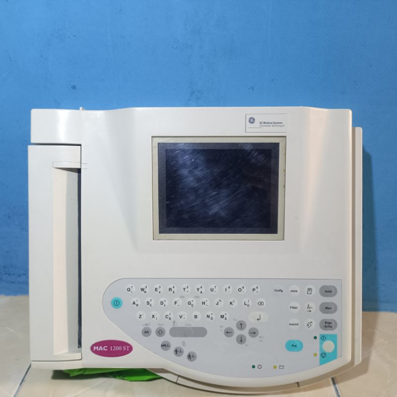 Jual EKG 12 Channel / ECG 12 Channel GE MAC 1200 ST Second | Shopee ...