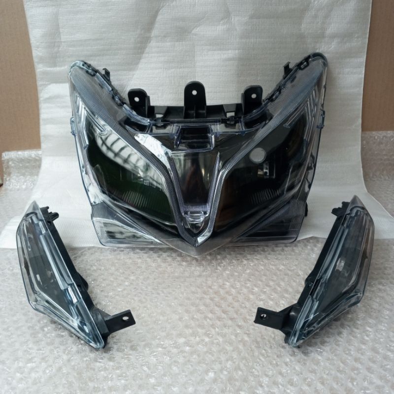 Jual Paket Reflektor Lampu Depan Plus Sen Depan Vario Techno 125 fi Old Lama KZR 2012-2014 ...