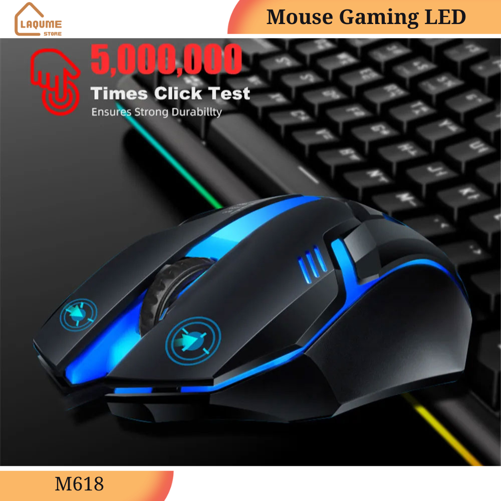 Jual Mouse Gaming LED RGB 1200 DPI | Shopee Indonesia